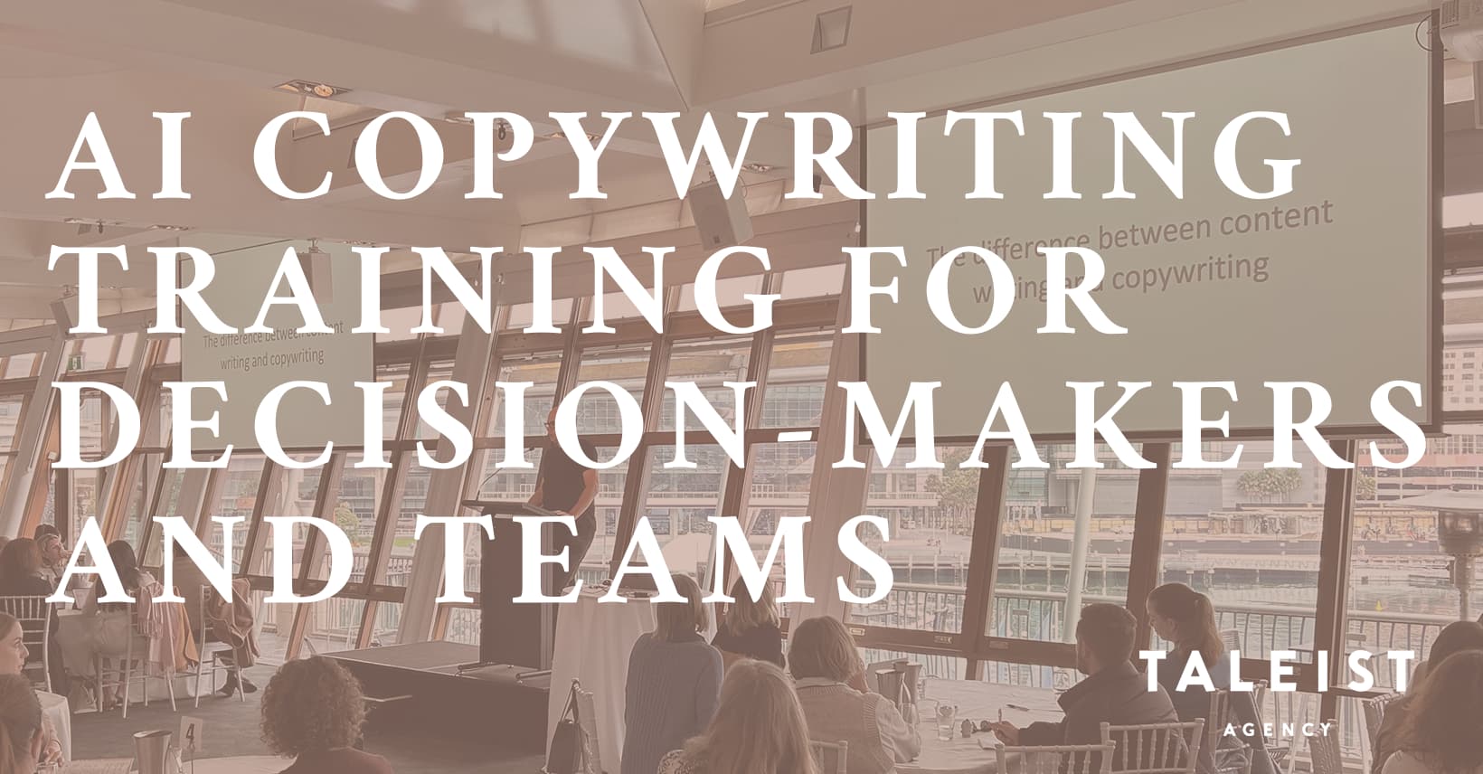 AI copywriting training for decision-makers and teams | Steven Lewis